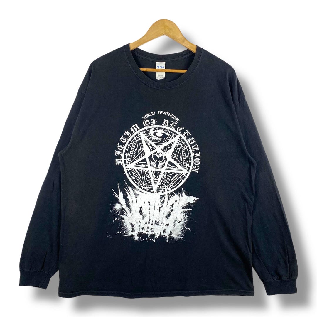 Rare!! Tokyo Deathcore VICTIM OF DECEPTION Long Sleeve Band Tee Shirt ...