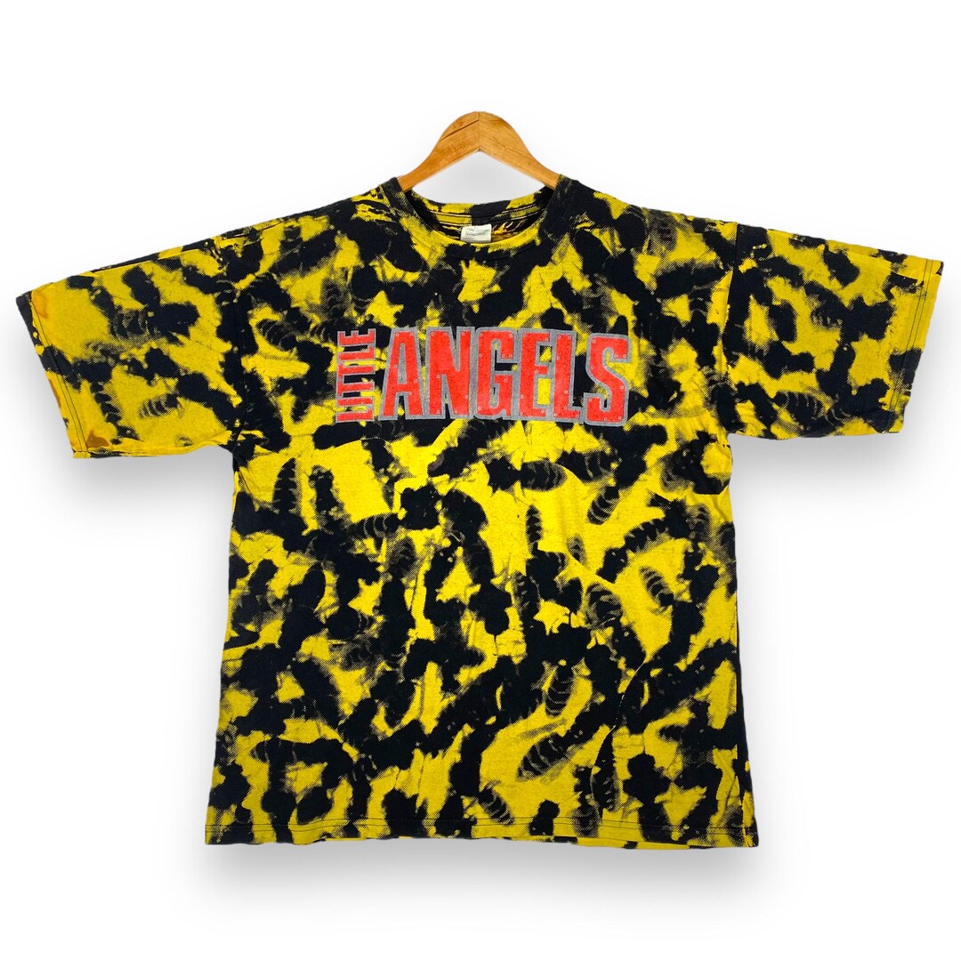 Vintage 90s Little Angels Band Tee - JAM Album All Over Print, Extra ...
