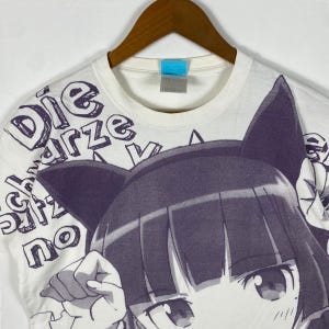 Rare!! OREIMO Kuroneko Full Print Anime Cospa Tee Shirt Large Size - Etsy