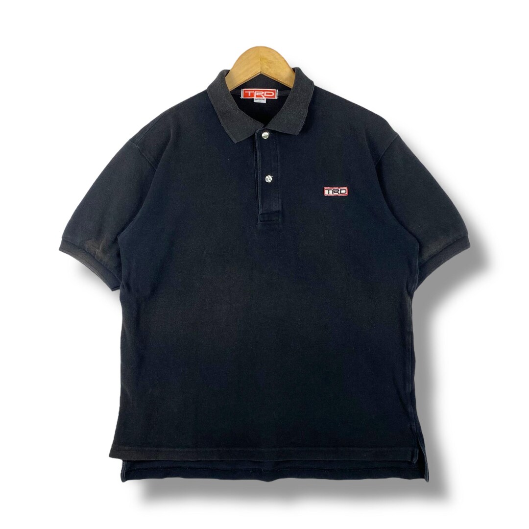 Rare!! Vintage 90's TRD RACING Staff Small Logo Polo Shirt Medium Size ...