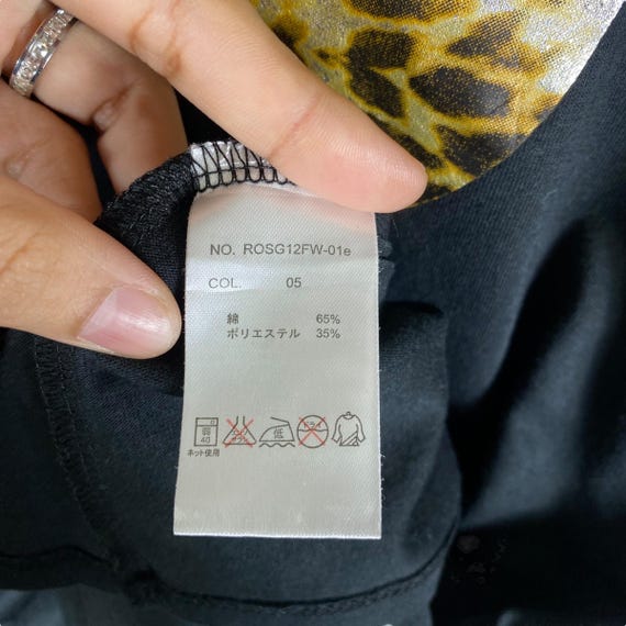 Rare!! FW12 ROEN Semantic Design Gold Cross Bone Embo… - Gem