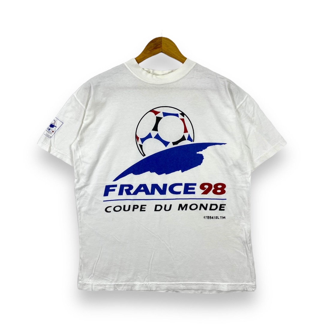 Rare!! Vintage 90's WORLD CUP FRANCE 98 Graphic Tee Shirt Large Size - Etsy