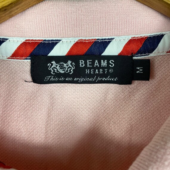 Rare!! BEAMS HEART By Beams Plus Embroidery Logo Polo… - Gem