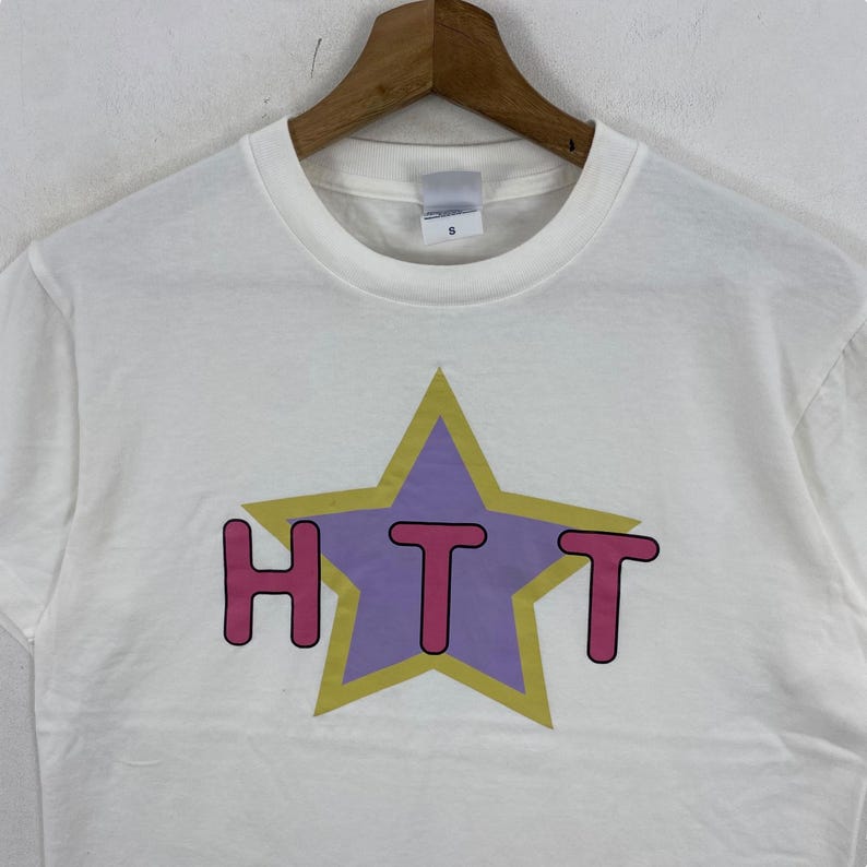 Rare!! Vintage K-on HTT Hokago Tea Time Logo Anime Tee Shirt Small Size ...