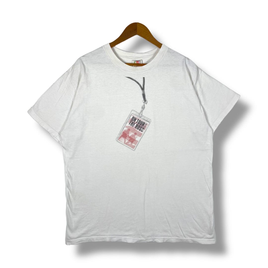 Rare!! Vintage 00's on Tour With THE BOSS Band Bruce Springsteen Tee ...