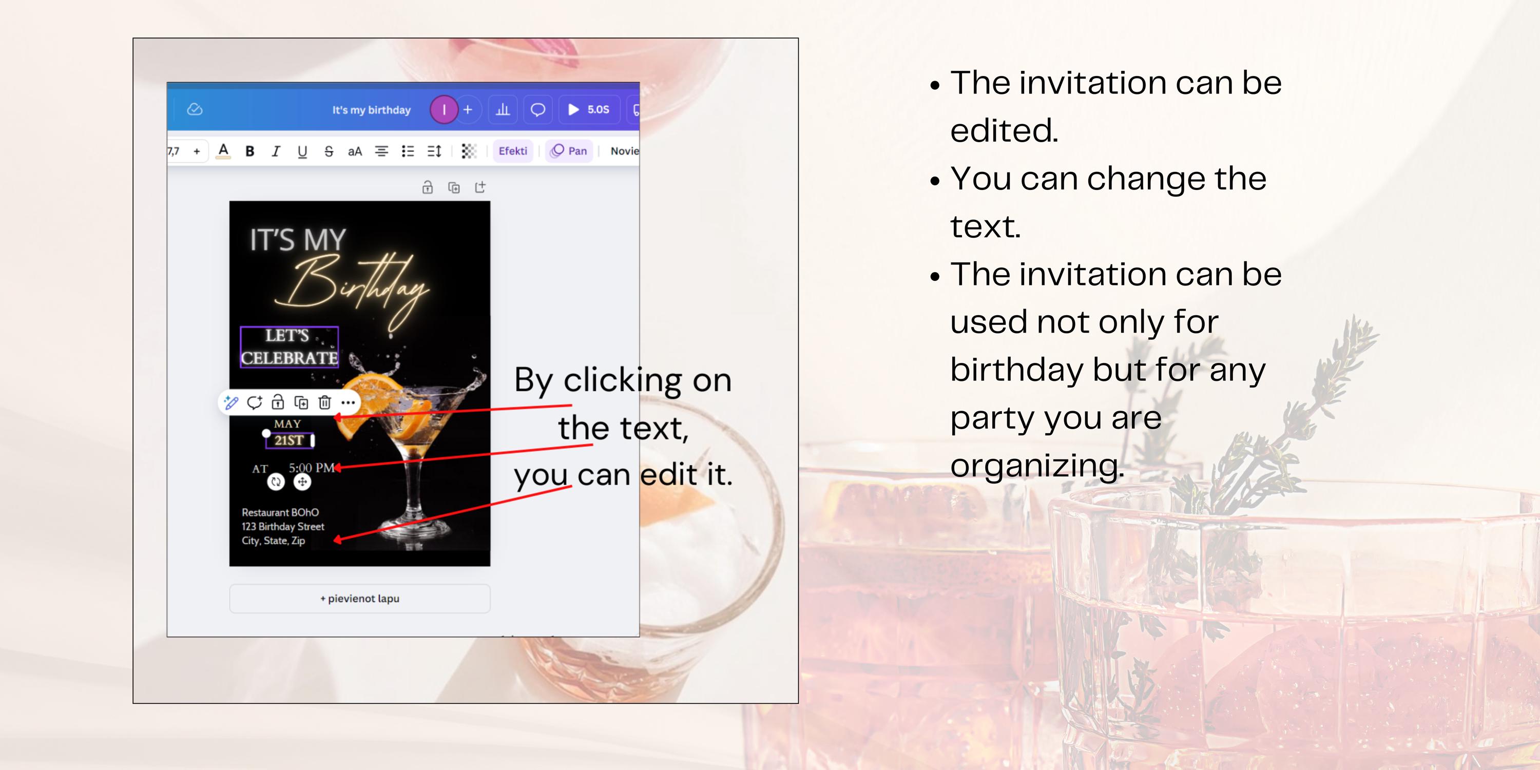 Animated Invitation Card, Invitation Template, Video Invitation ...