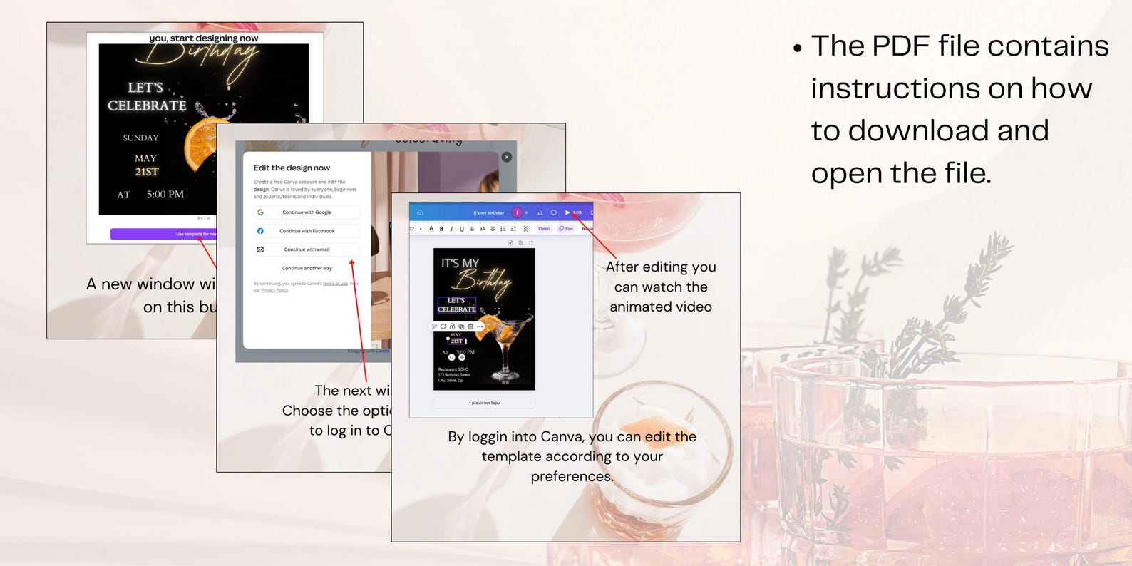Animated Invitation Card, Invitation Template, Video Invitation ...