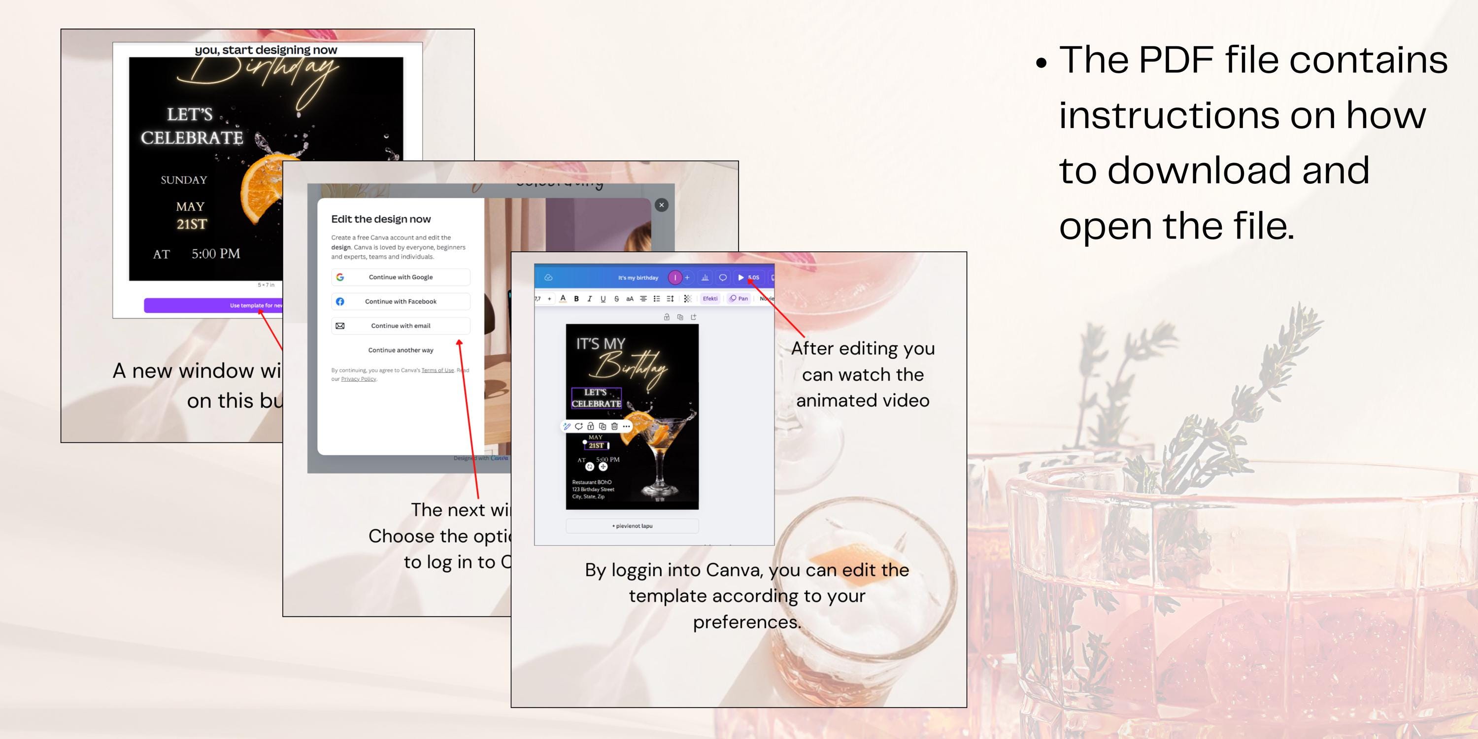 Animated Invitation Card, Invitation Template, Video Invitation ...