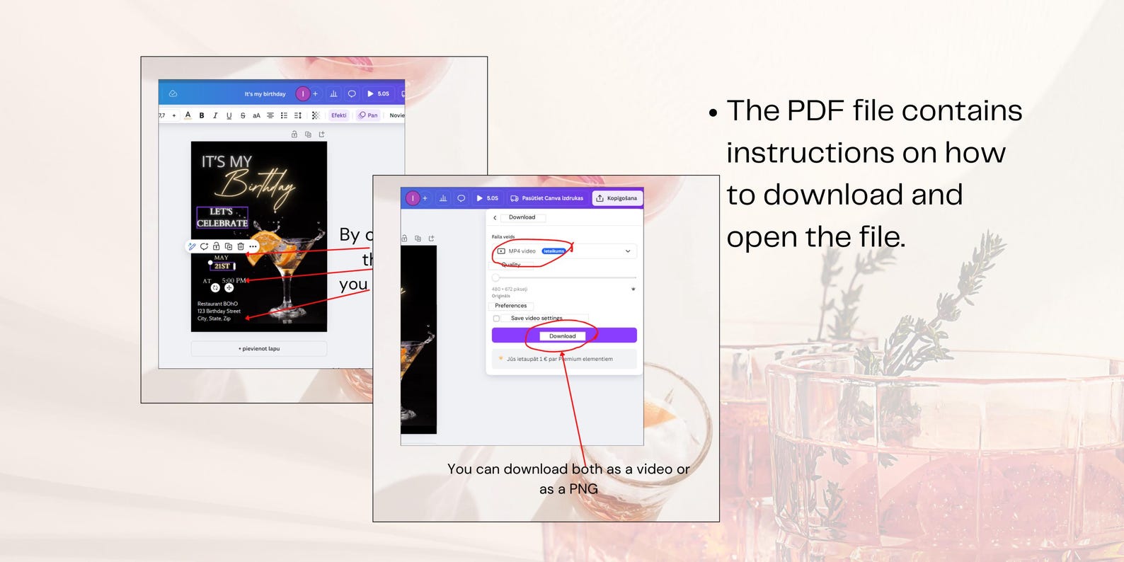 Animated Invitation Card, Invitation Template, Video Invitation ...