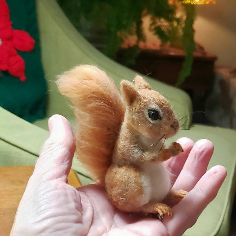 Felted Squirrel - Etsy