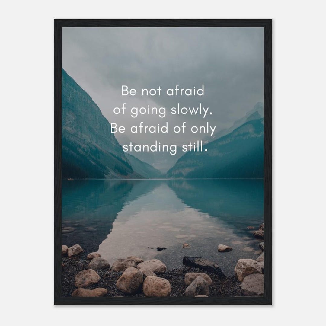 Be Not Afraid Poster, Motivational Poster, Wall Art, Motivational Gift, Wall Decoration - Etsy