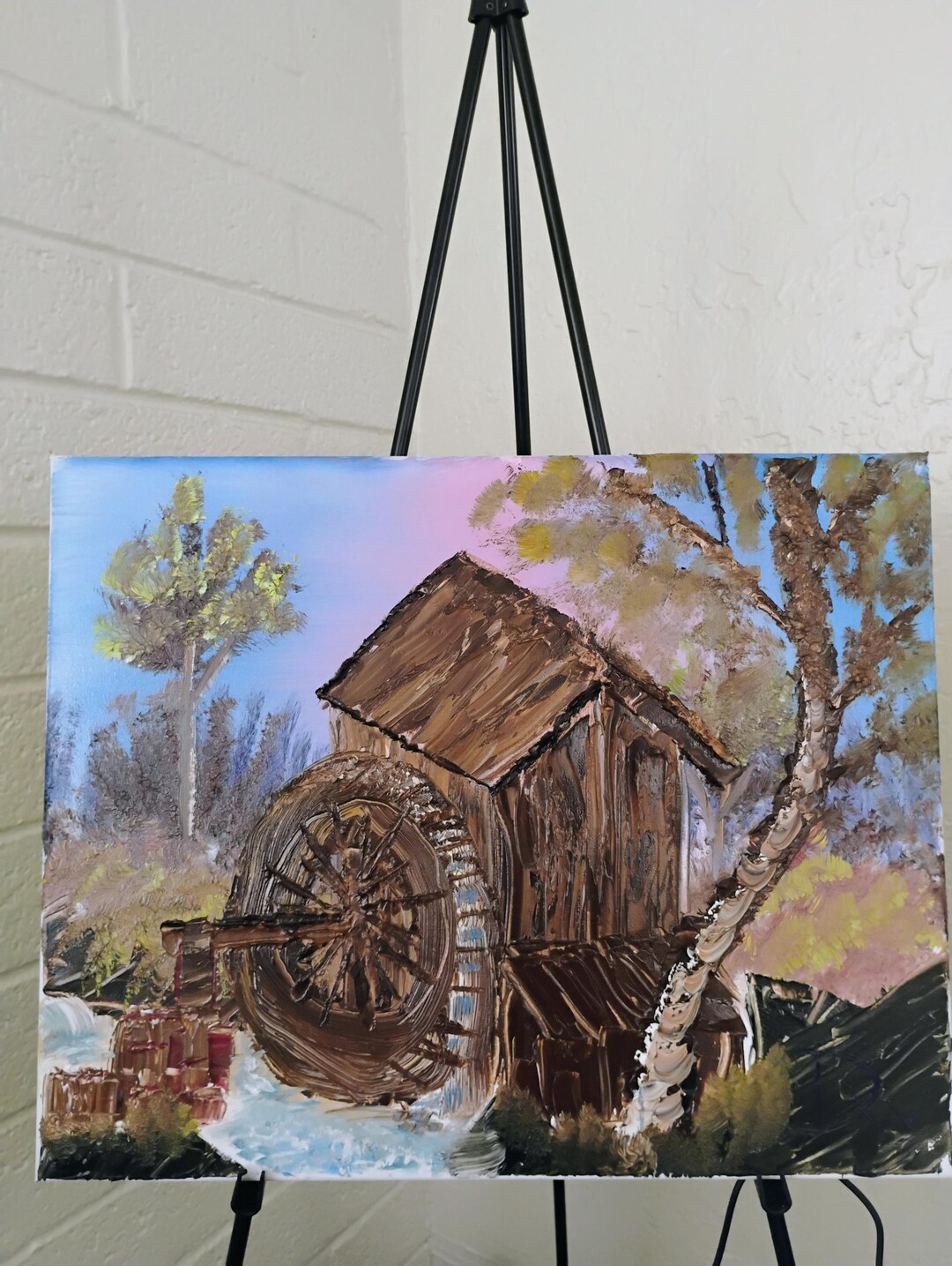 Old Waterwheel Mill - Etsy