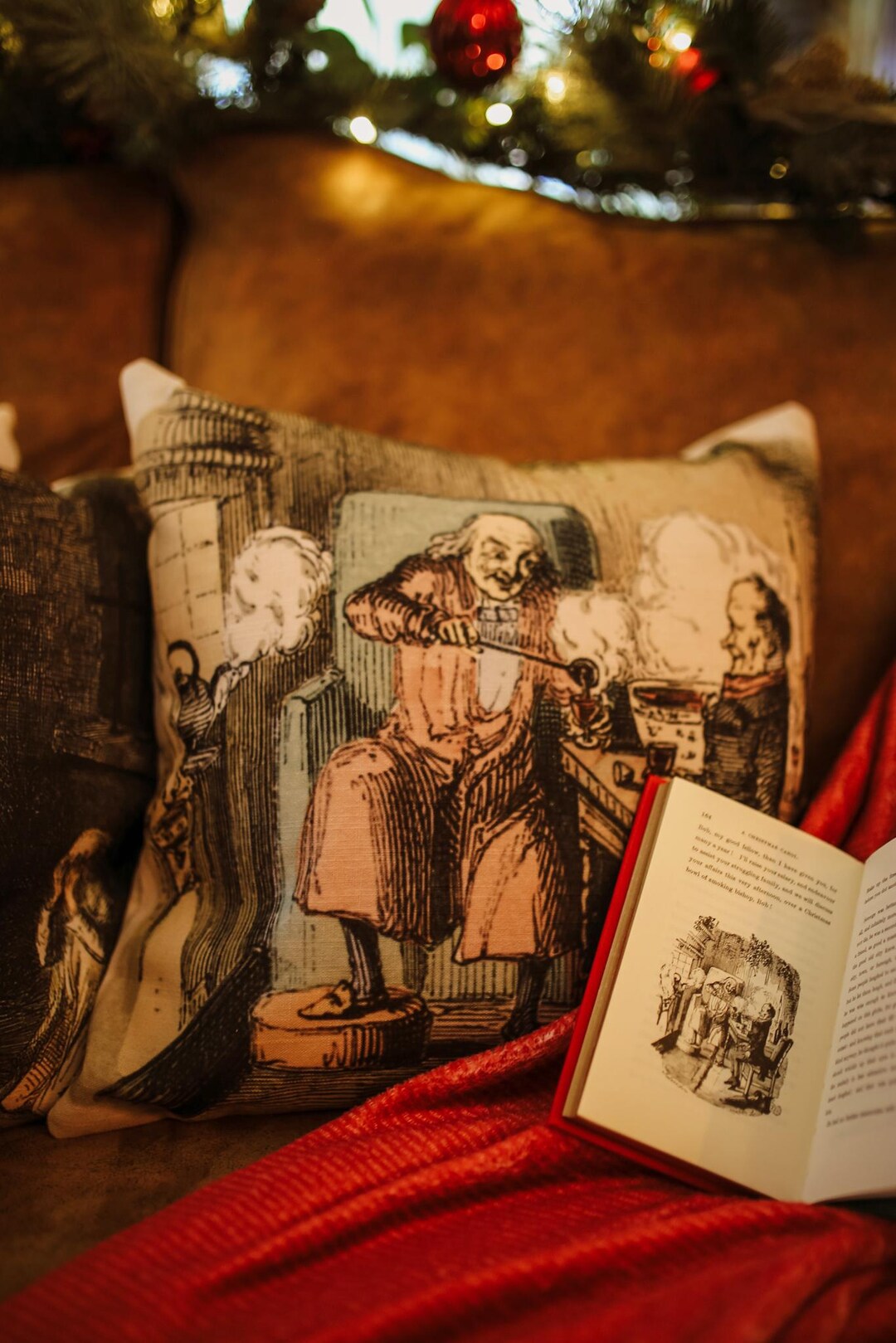 A Christmas Carol the End of It Premium Throw Pillow FREE SHIPPING ...