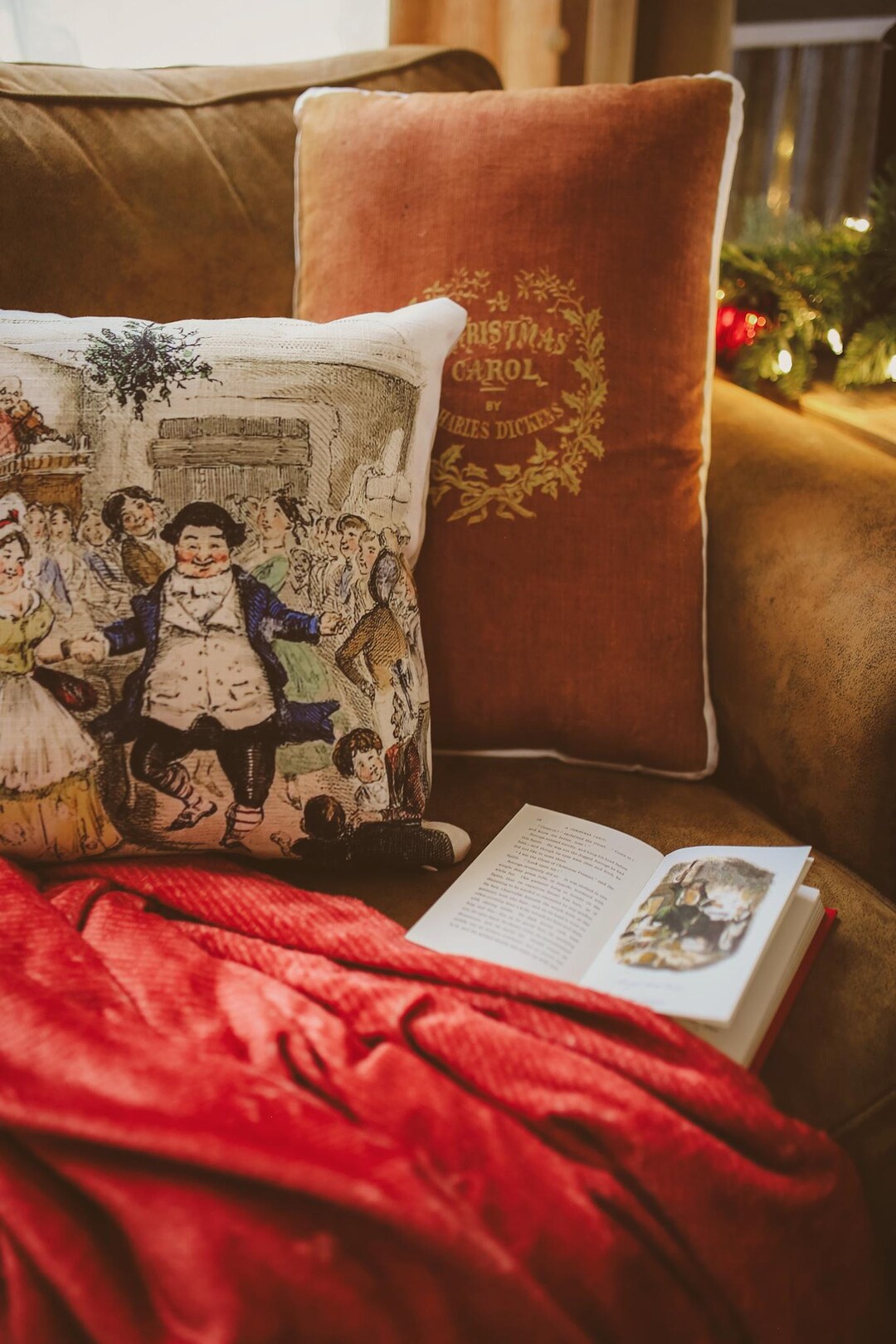 A Christmas Carol - Fezziwig's Party - Premium Throw Pillow - FREE ...