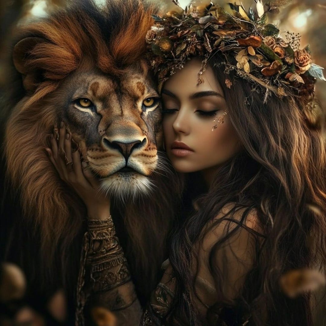 Leo Witch Wall Art - Etsy