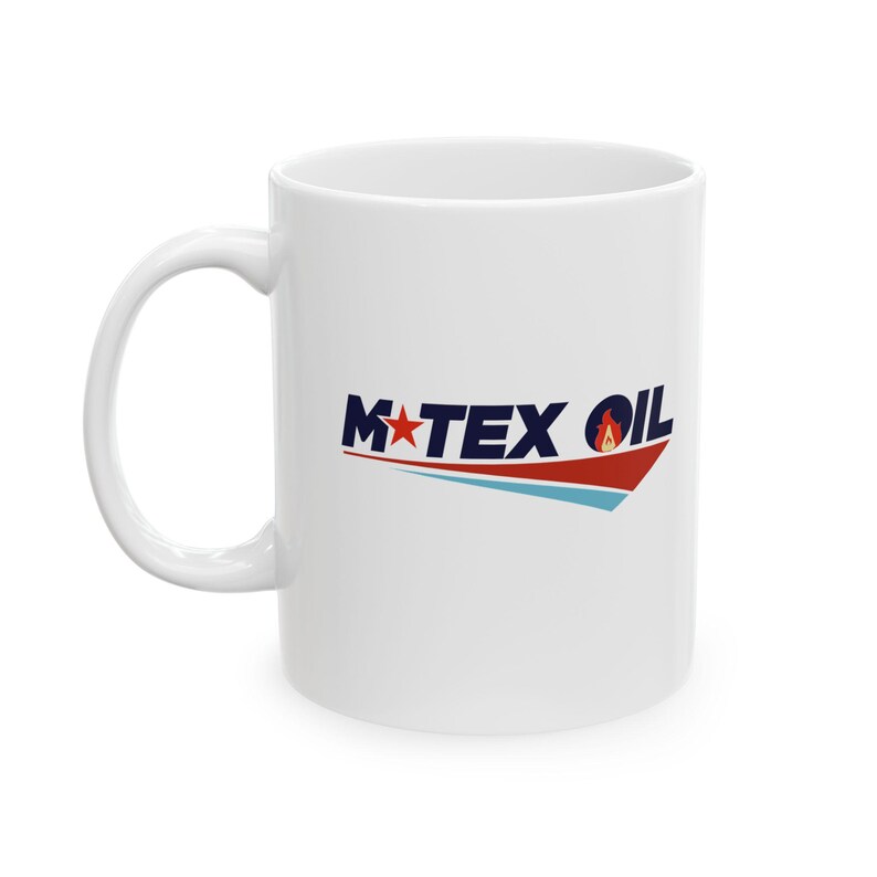 Mtex Oil Ceramic Mug W/ Small Logo, (11oz, 15oz) | Landman Cup - Etsy