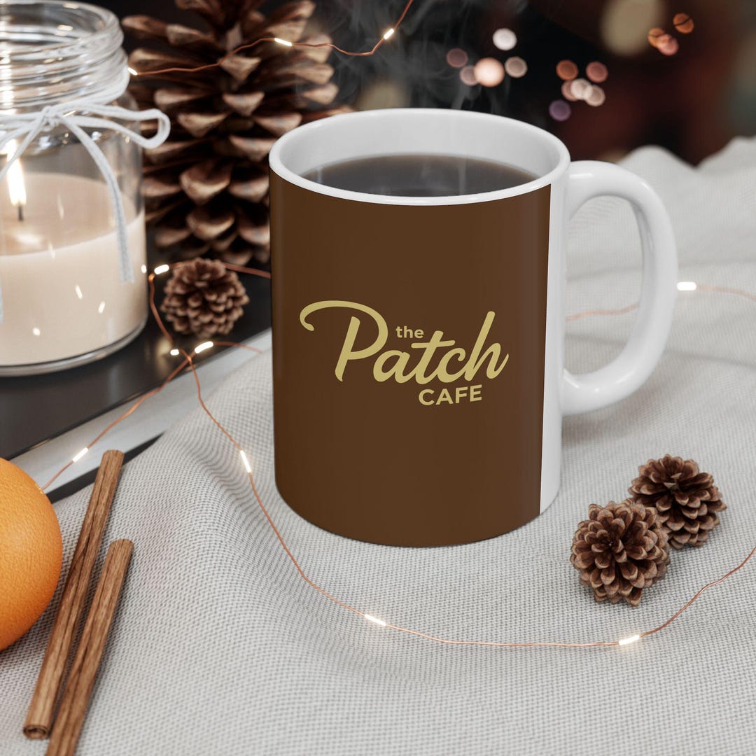 Patch Cafe Ceramic Mug, Landman TV Inspired Cup - Etsy