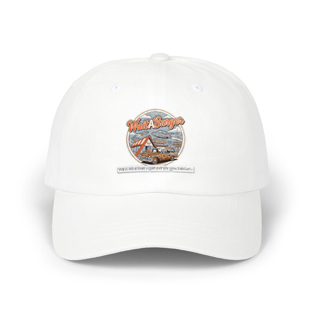 Whataburger Parody Waitaburger Cap | Funny Texas Fast Foot Satire Hat ...
