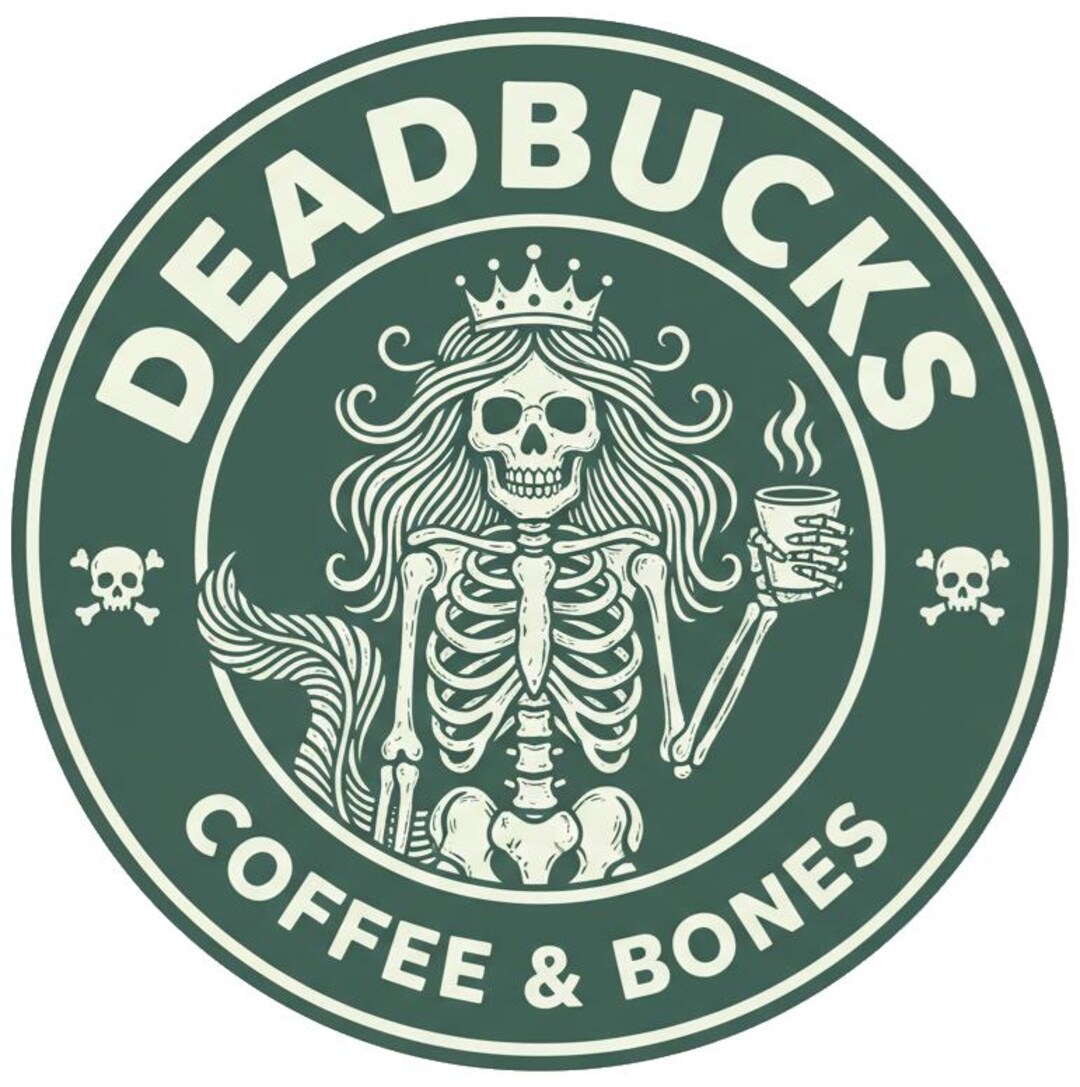 Deadbucks Coffee Parody T-shirt | Funny Starbucks Spoof, Barista Humor ...