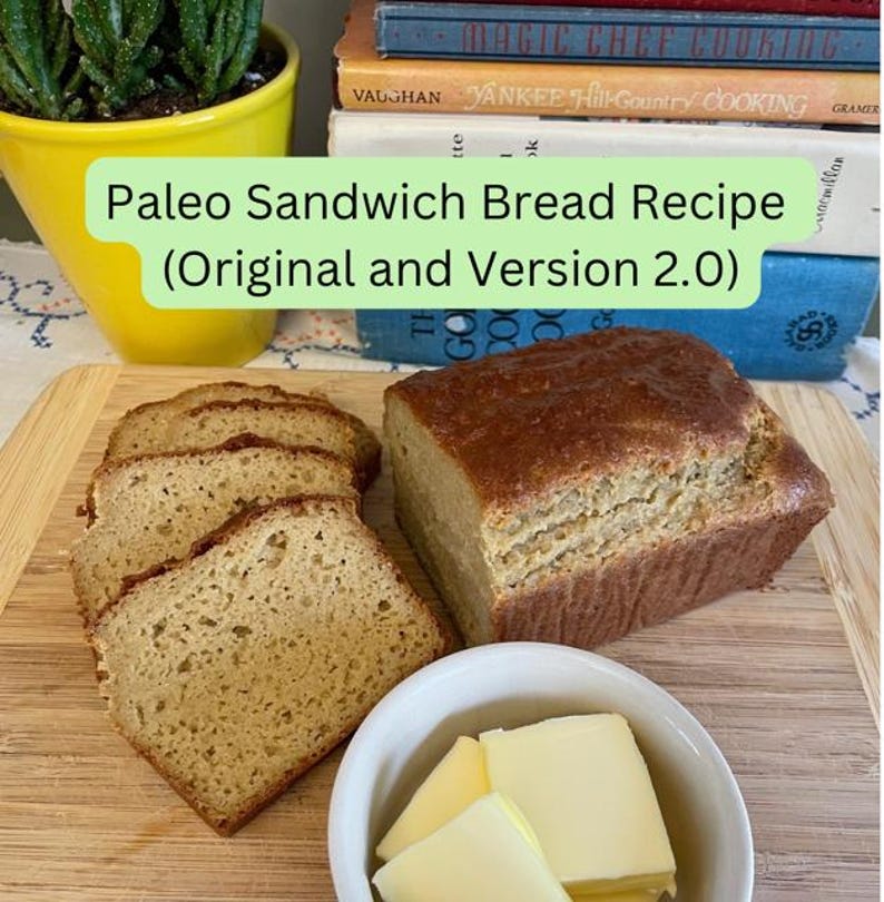 Paleo Sandwich Bread Recipe (digital Download) - Etsy