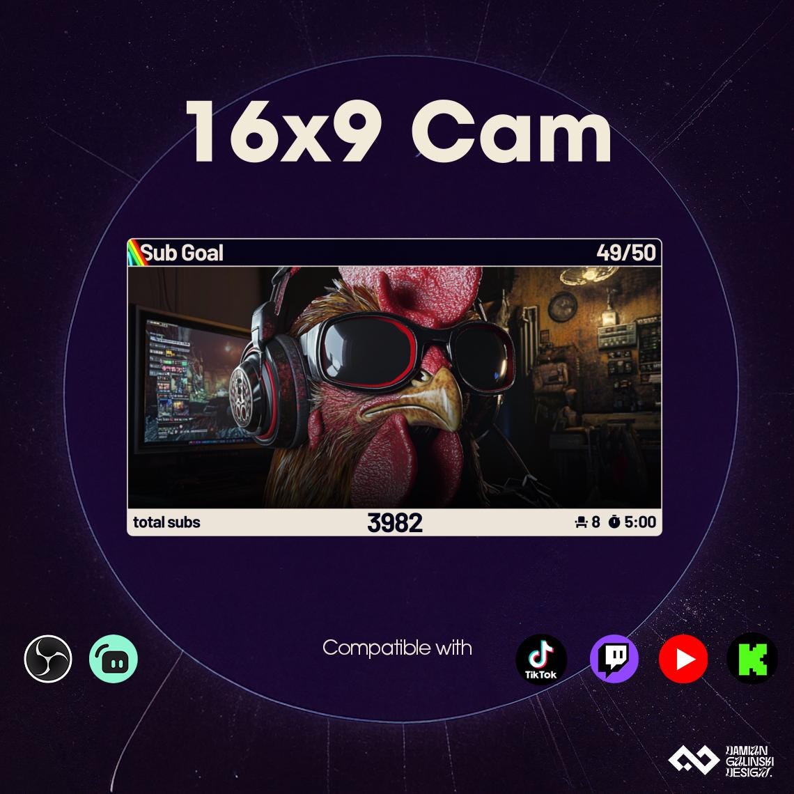 ARC Camera Overlays BUNDLE | Twitch, Youtube, Kick | Extraction ...