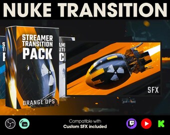 Nuke Stream Transition - Clean Orange Ops - Etsy