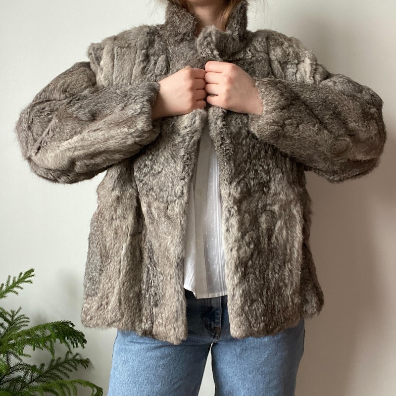 Vintage Fur Jacket - Etsy