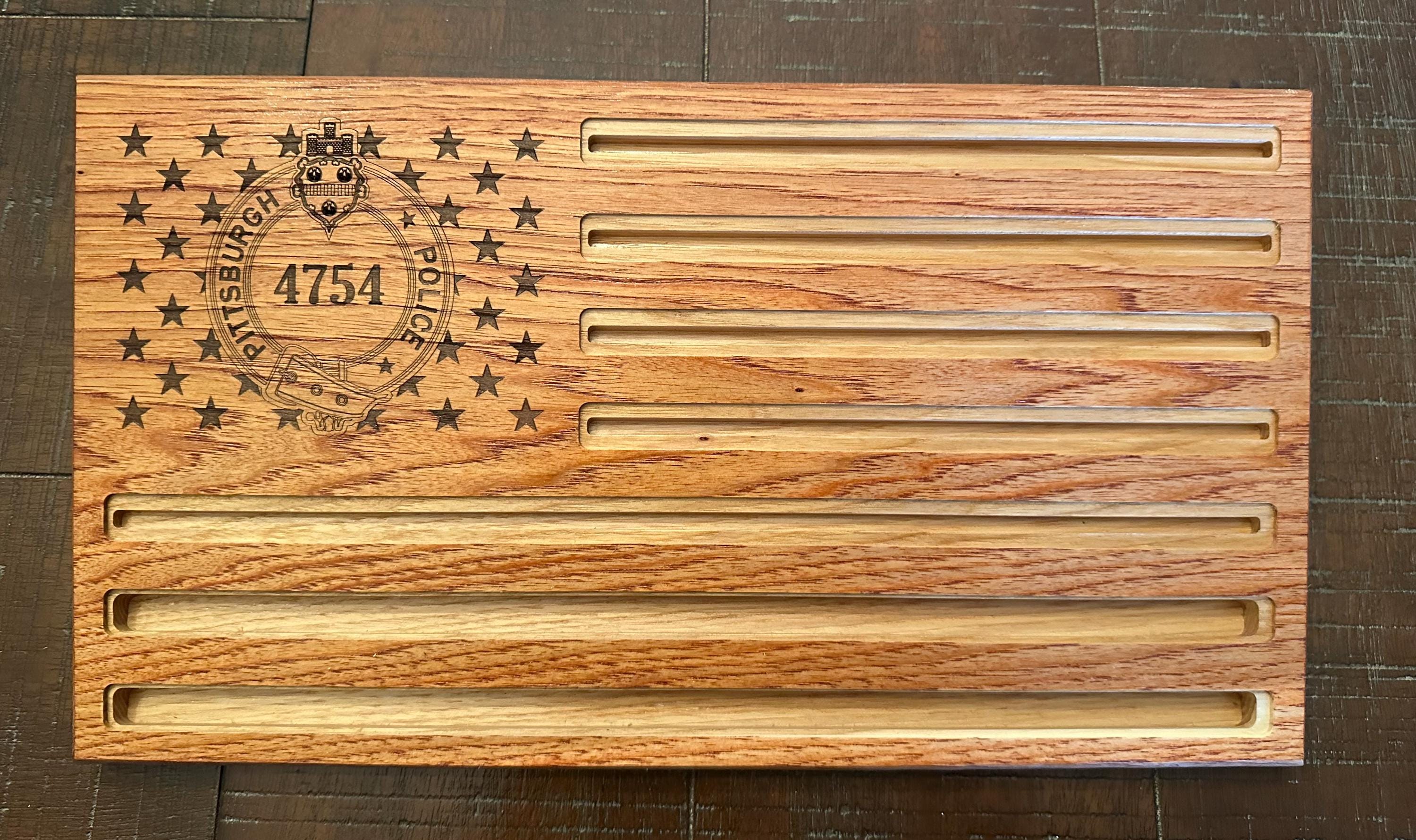 American Flag Challenge Coin Desktop Display - Etsy