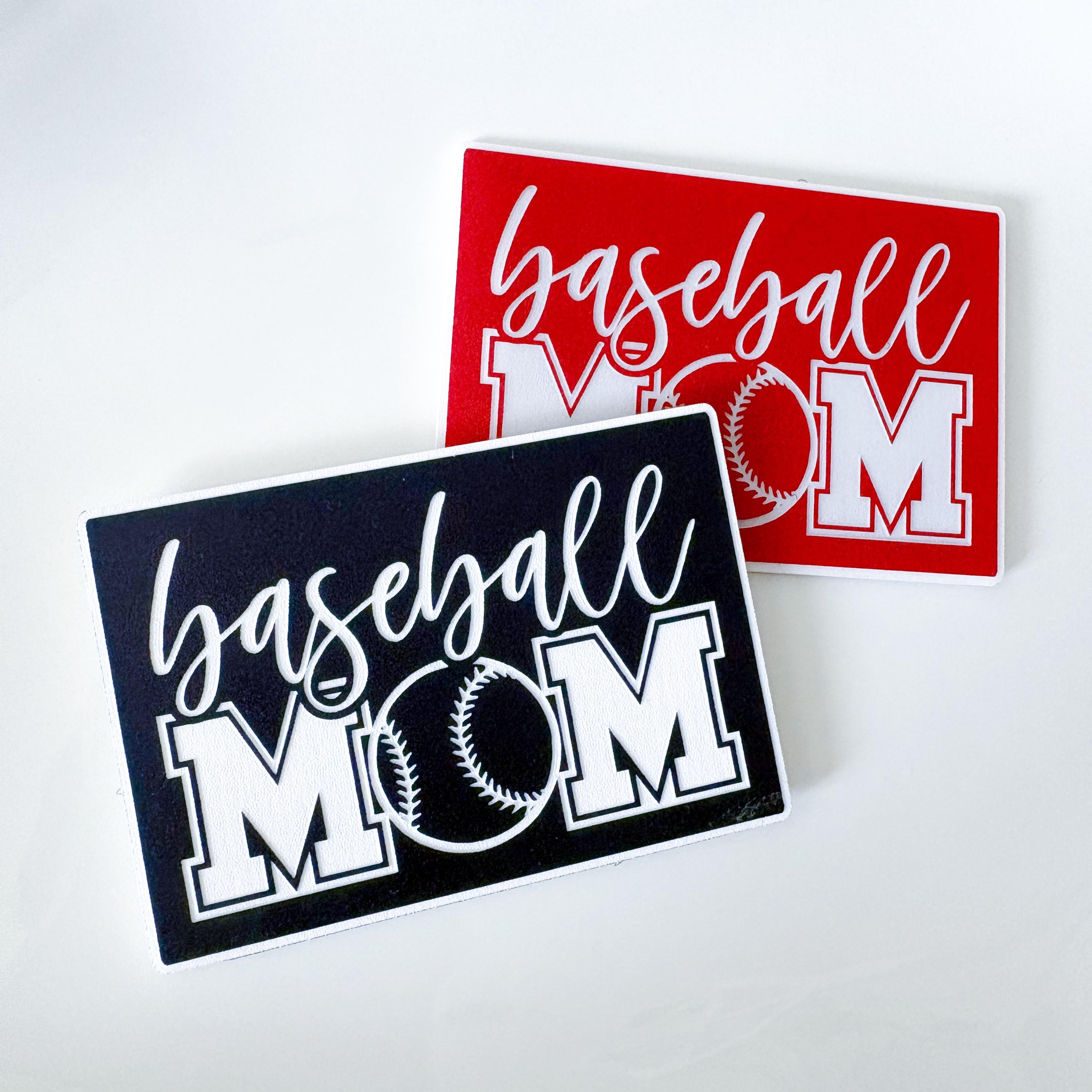 Custom Team Colors Sports Bag Patch | 3x2in Acrylic Sports Mom Tag in ...