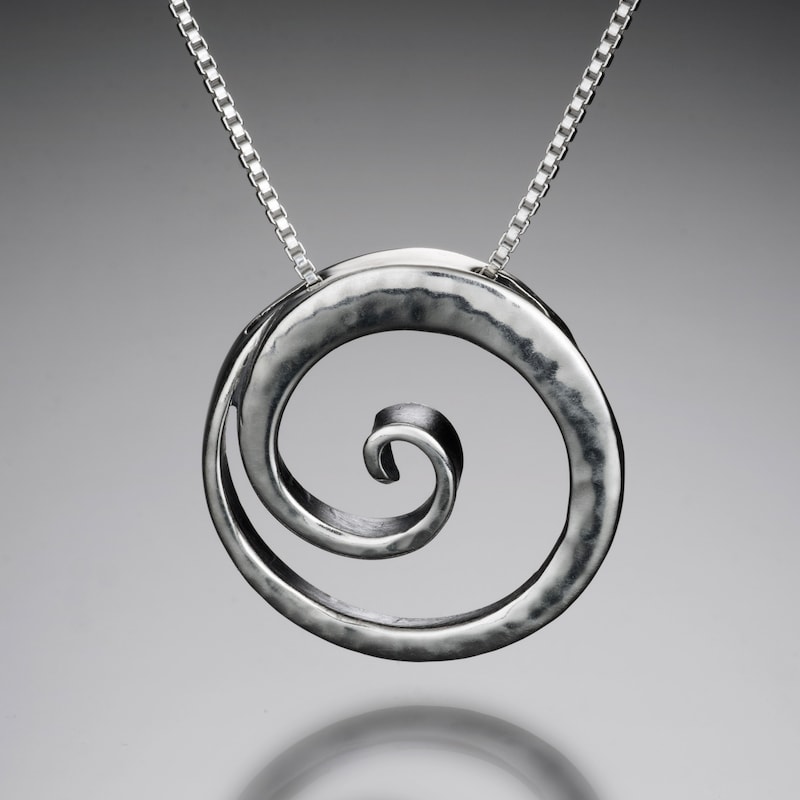 Wave Necklace - Etsy
