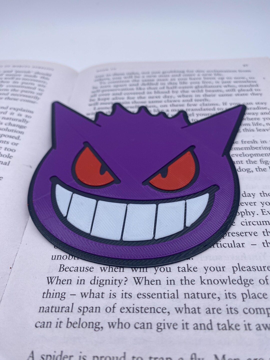 Pokémon Inspired Gengar Anime Bookmark - Etsy