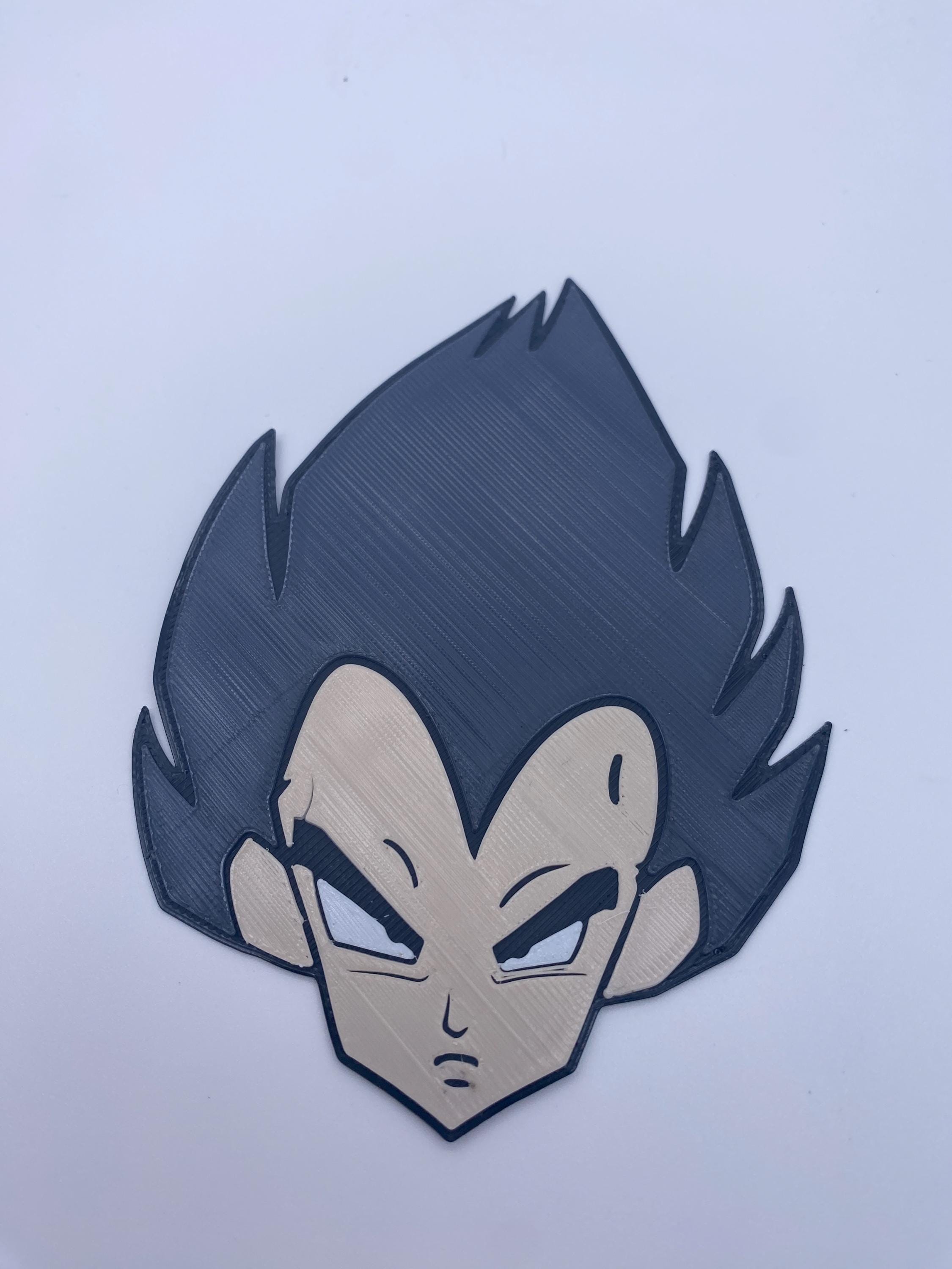 Dragon Ball Inspired Vegeta Anime Bookmark - Etsy