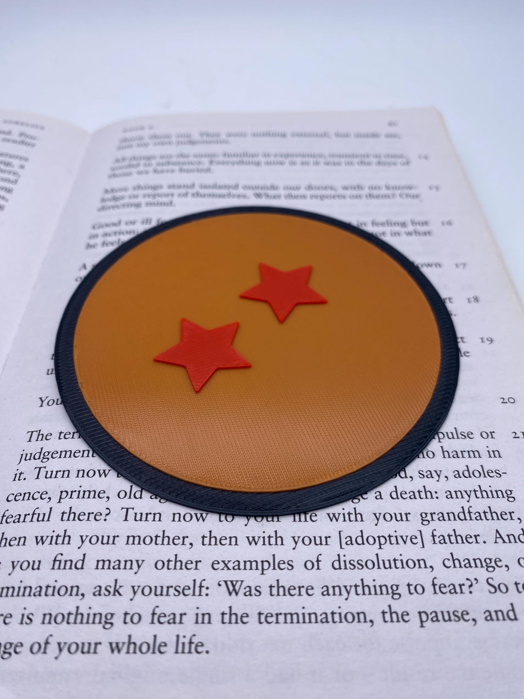 Dragon Ball Inspired 2 Star Ball Logo Bookmark - Etsy