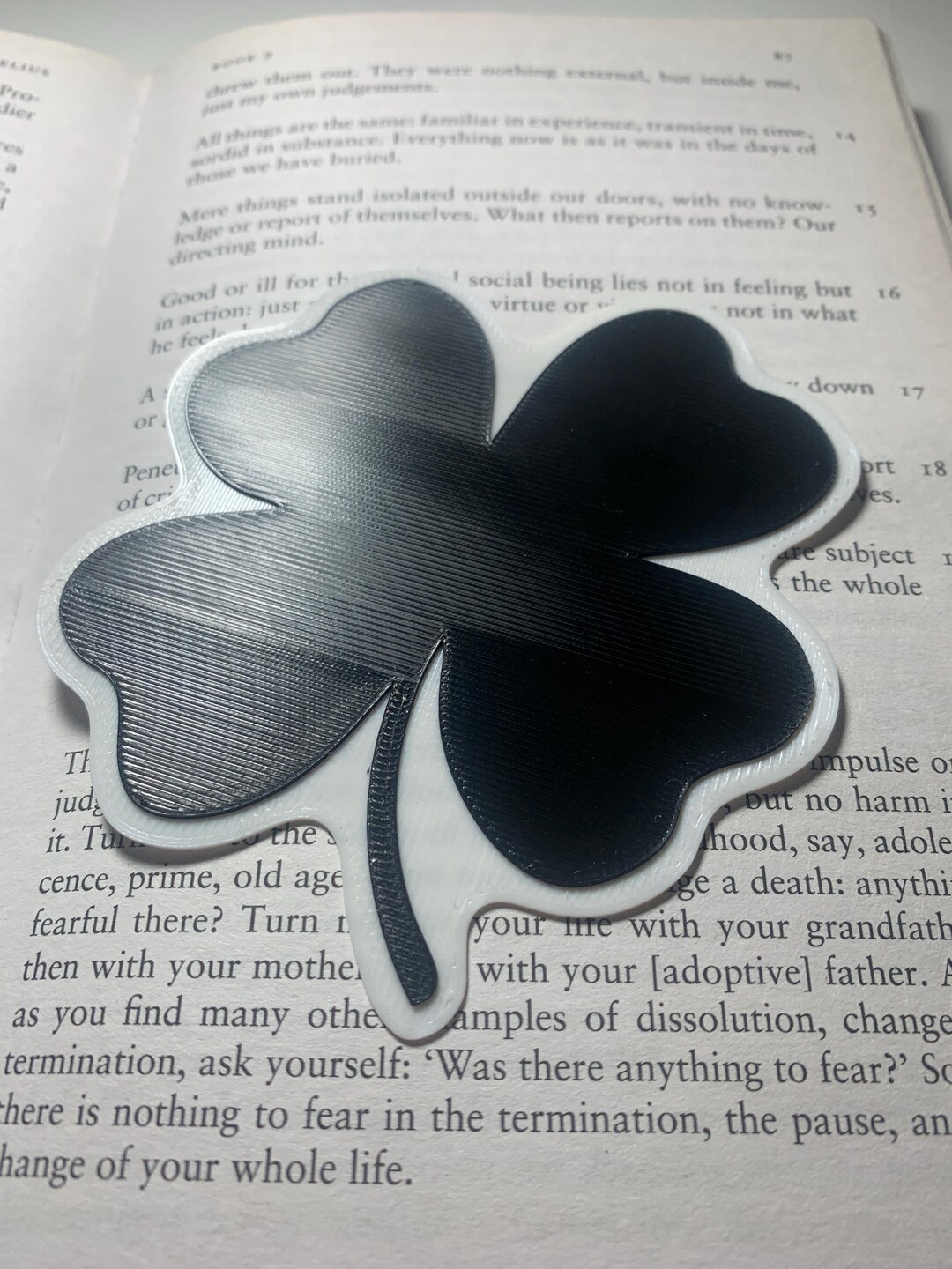 Black Clover Inspired Four Leaf Clover Bookmark - Etsy