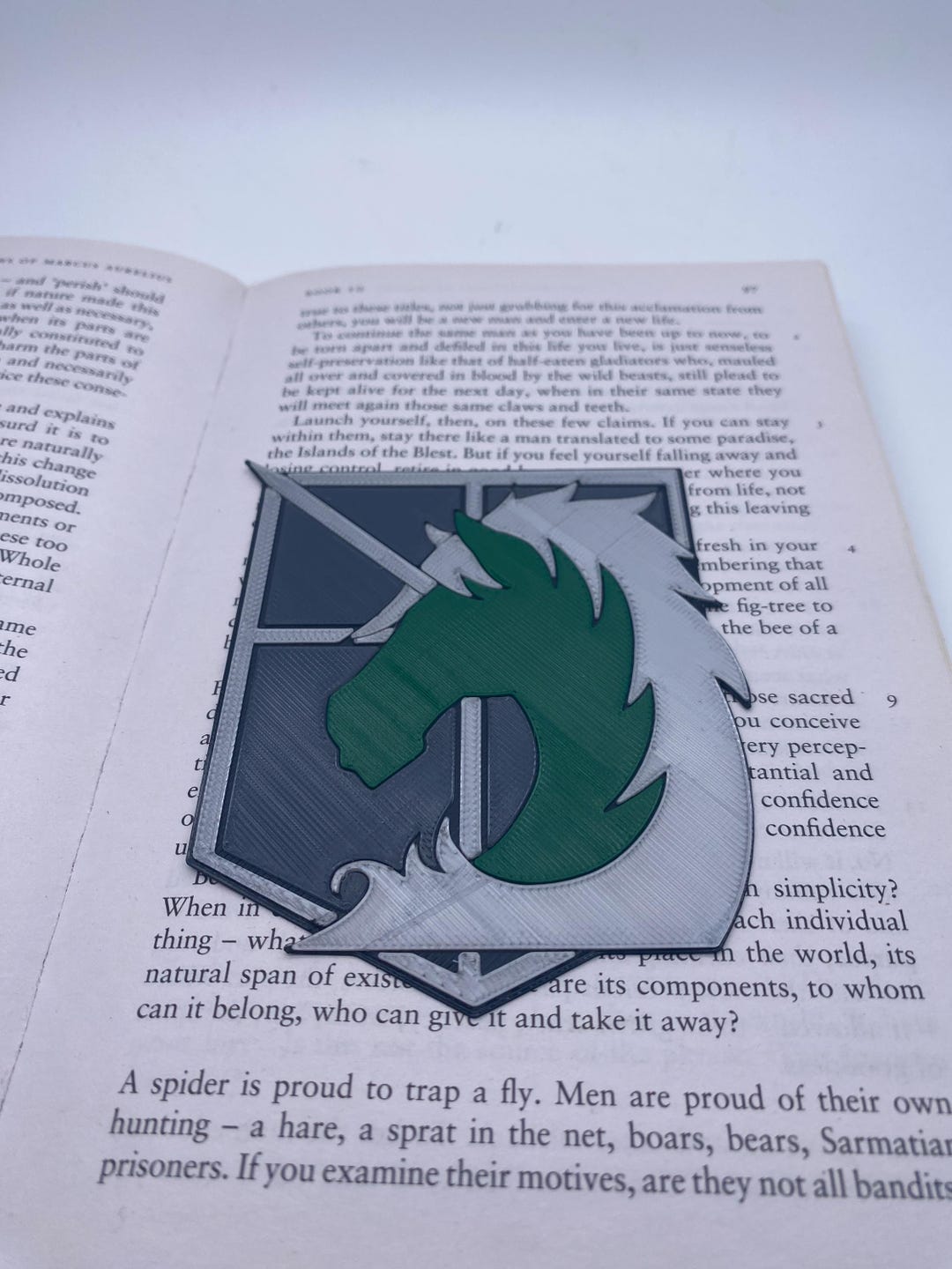 Attack on Titan Inspired Military Police Logo Anime Bookmark - Etsy