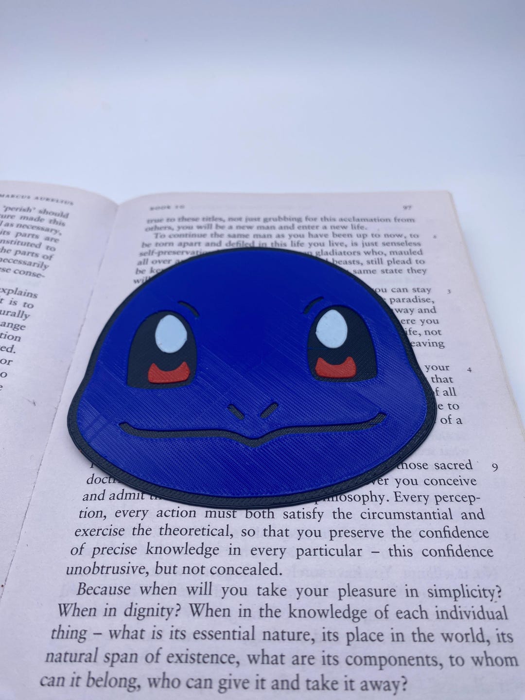Pokémon Inspired Squirtle Anime Bookmark - Etsy