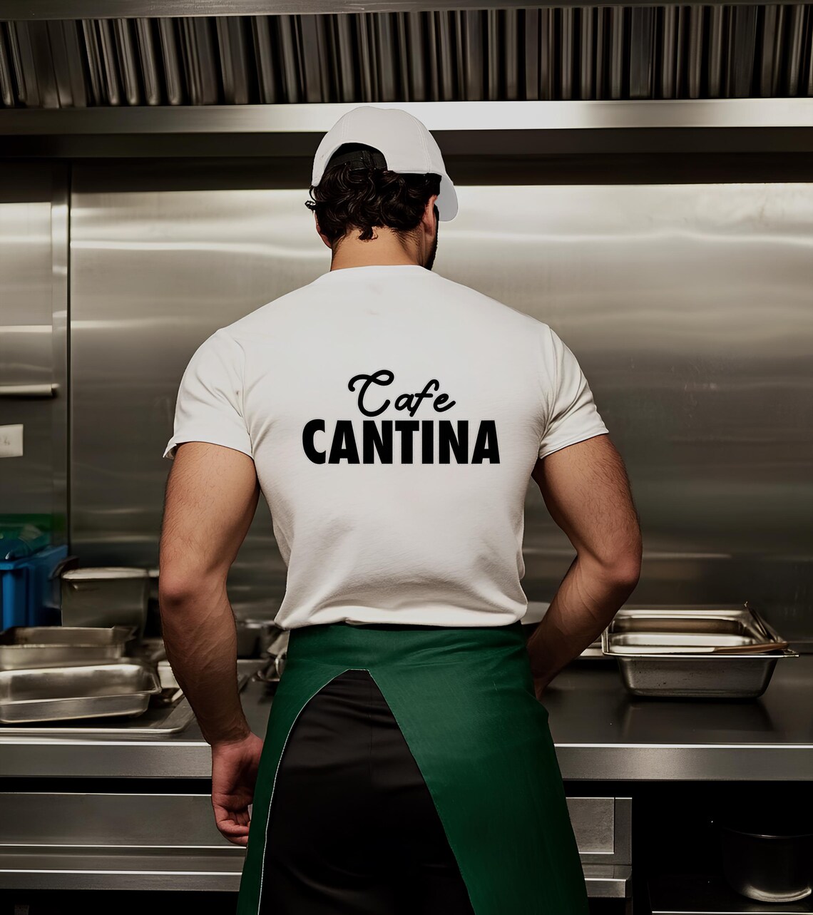 Restaurant Uniform Mockup, Chef Mockup, T-shirt Mockup, Cooking Tshirt ...