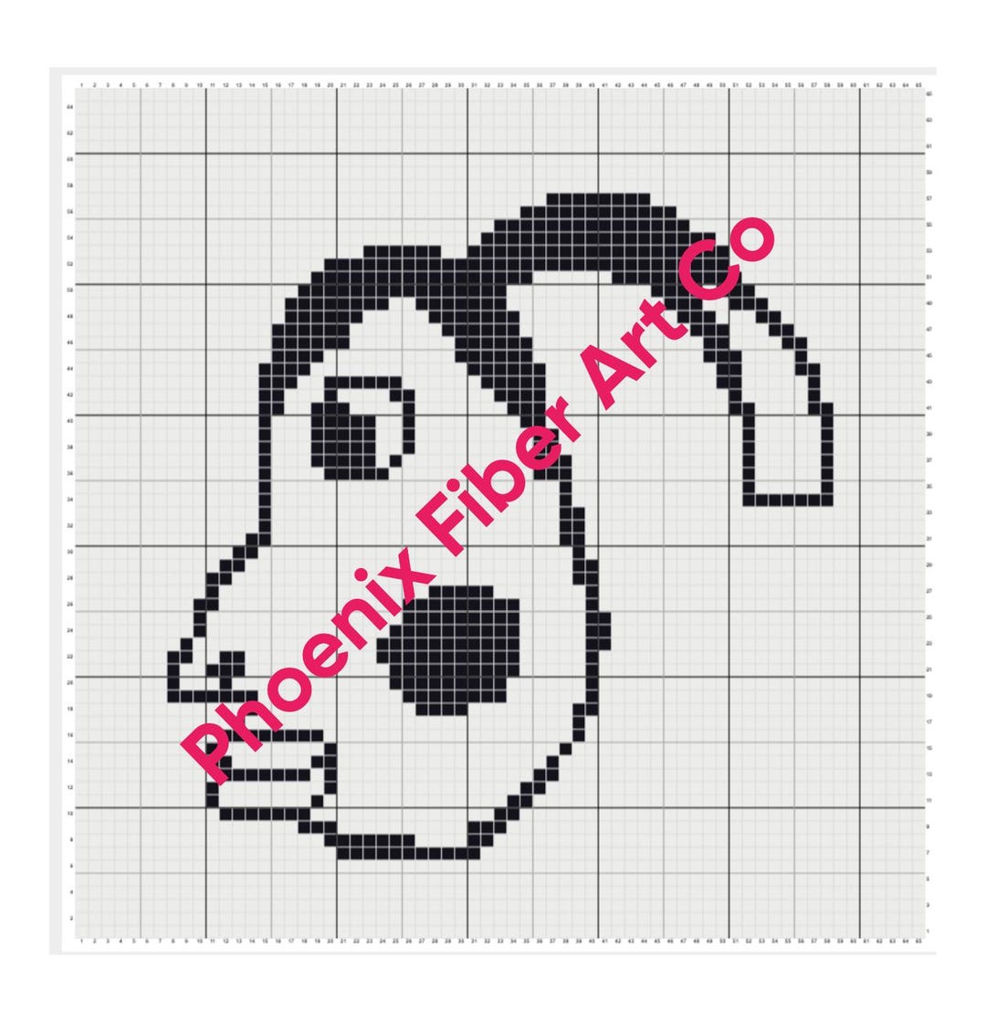 The Hyperpigmentation Alpha Chart Tapestry Crochet Pattern Cross Stitch ...