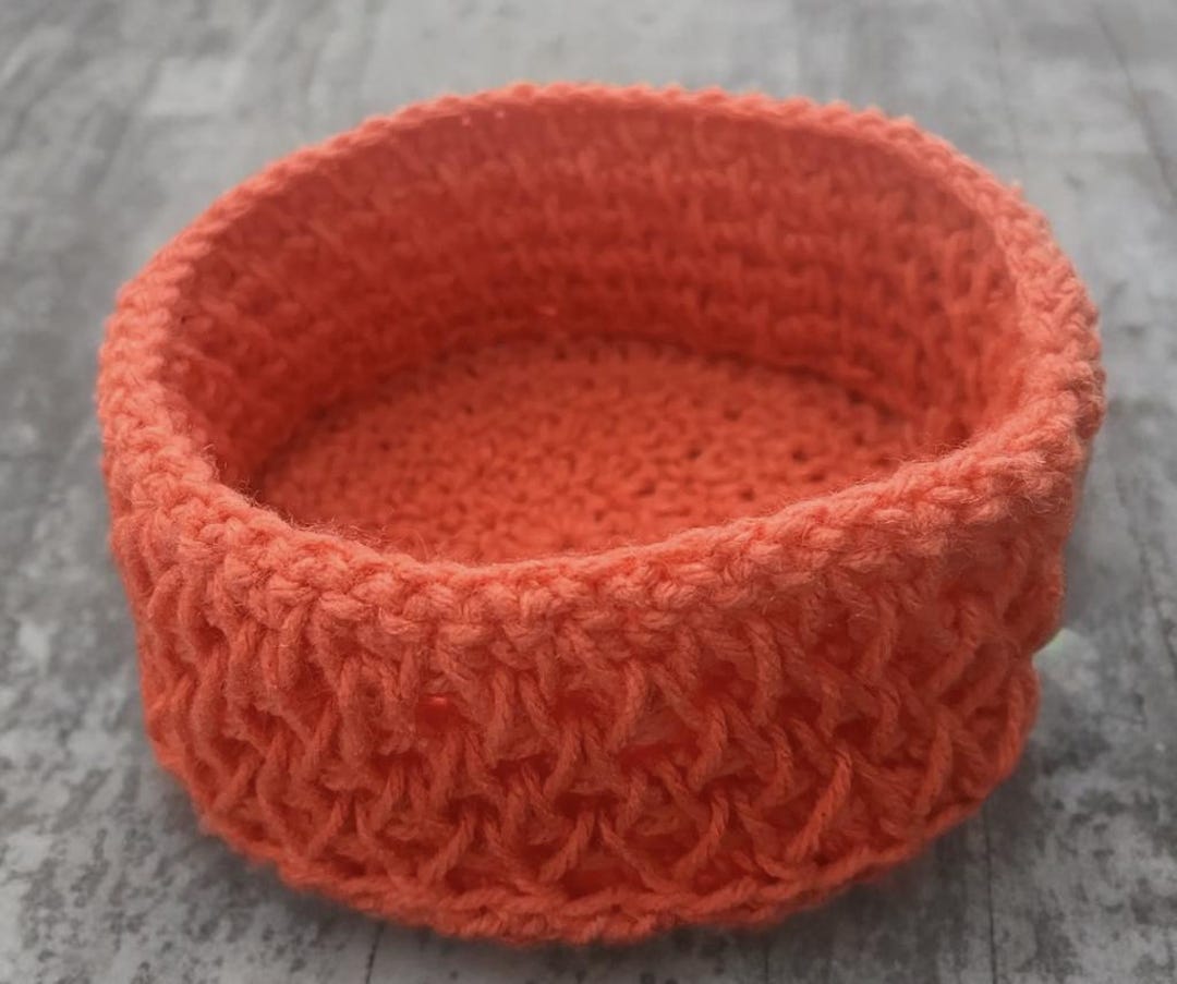 Crocheted Honeycomb Stitch Desk Organizer - Etsy