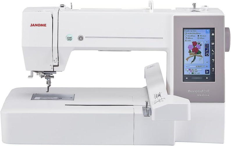 Janome Memory Craft 550E LE Embroidery Machine - Etsy
