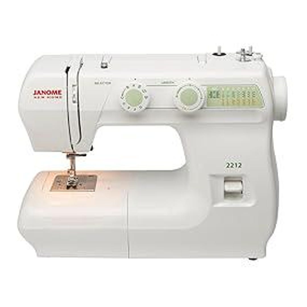 Janome 2212 Front-loading Sewing Machine With 12 Built-in Stitches ...