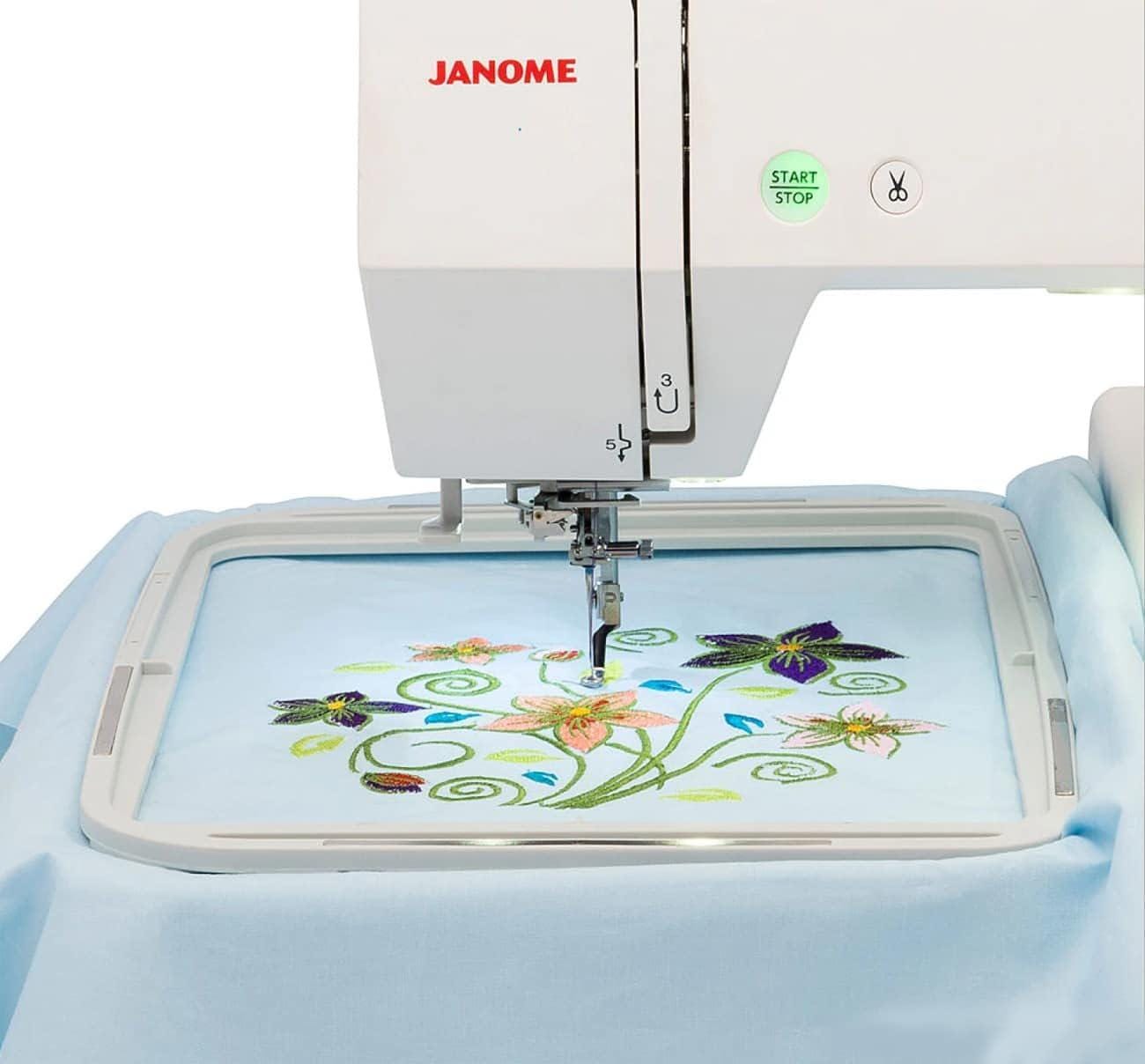 Janome Memory Craft 500E Embroidery Machine Bundle - Etsy