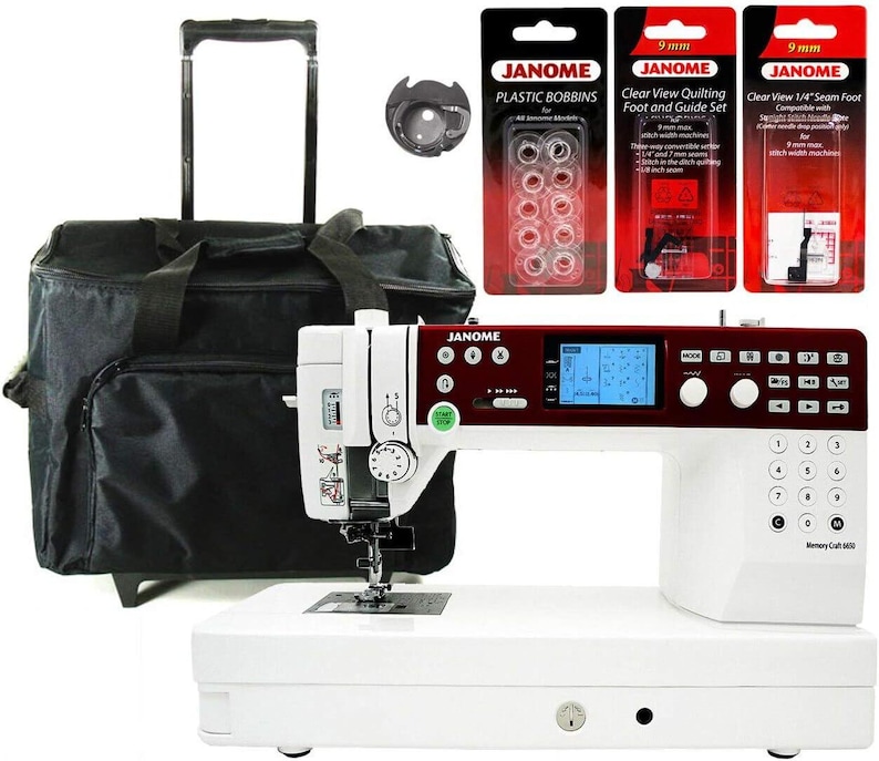 Janome MC6650 Sewing and Quilting Machine Bundle - Etsy