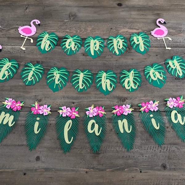 Flamingo Banner - Etsy