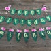 Tropical Birthday Banner Happy Birthday Tropical Party | Etsy