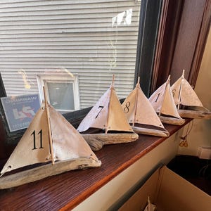 Driftwood Sailboat, Sailboat, Rustic Sailboat. Nautical Decor - Etsy