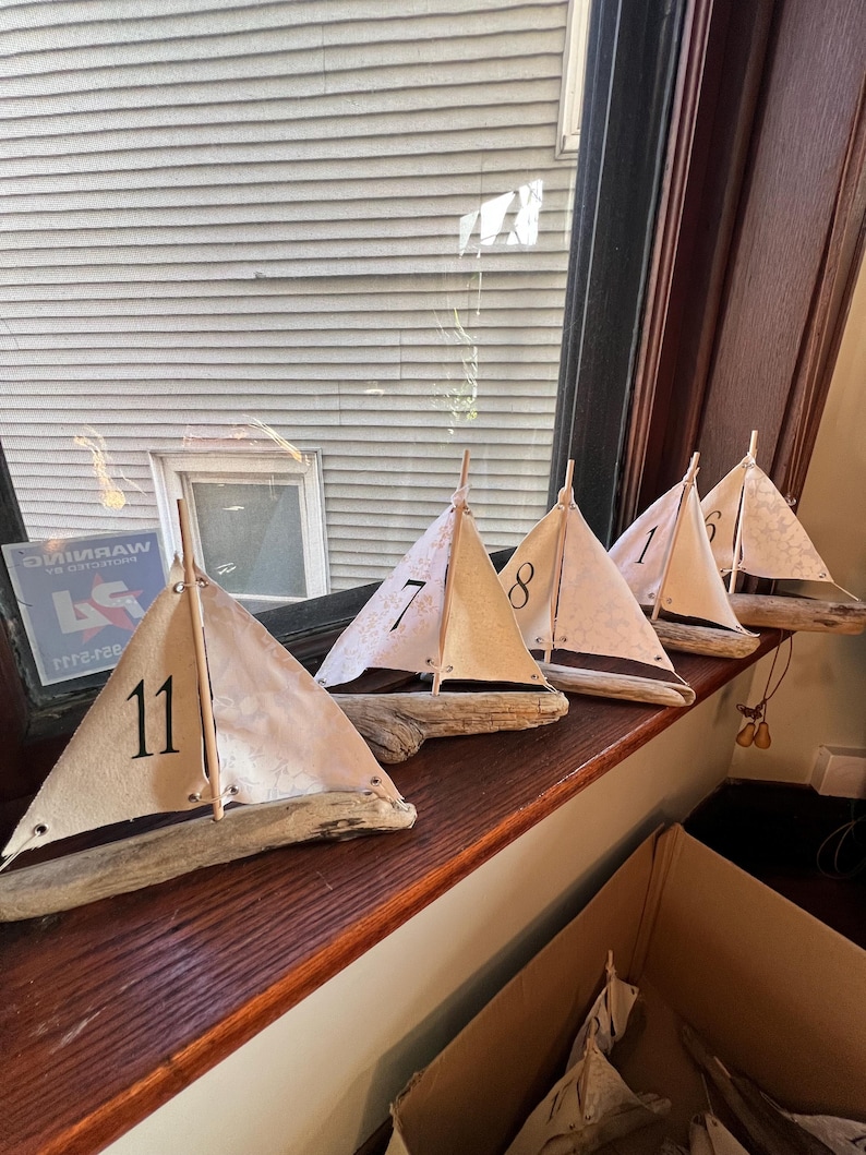 Driftwood Sailboat, Sailboat, Rustic Sailboat. Nautical Decor - Etsy
