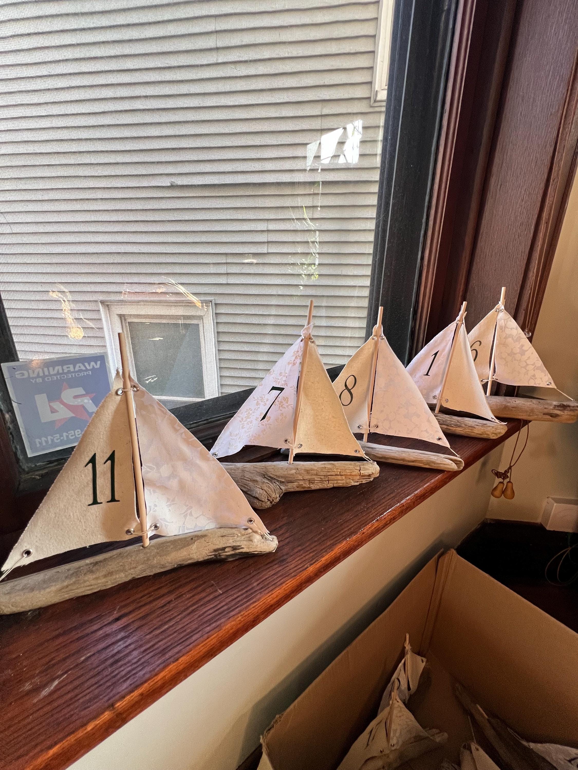 Driftwood Sailboat, Sailboat, Rustic Sailboat. Nautical Decor - Etsy