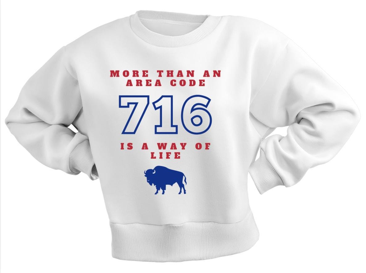 716 Area Code Buffalo Bills SVG PNG - Etsy