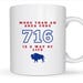 716 Area Code Buffalo Bills SVG PNG - Etsy